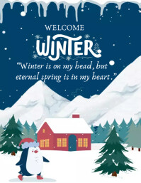 Welcome Winter Flyer Template | PosterMyWall