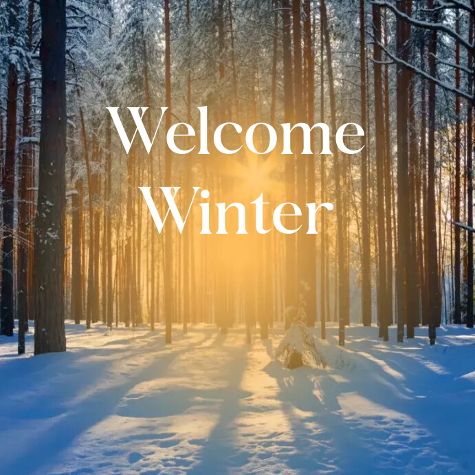 Welcome winter Instagram post Template | PosterMyWall