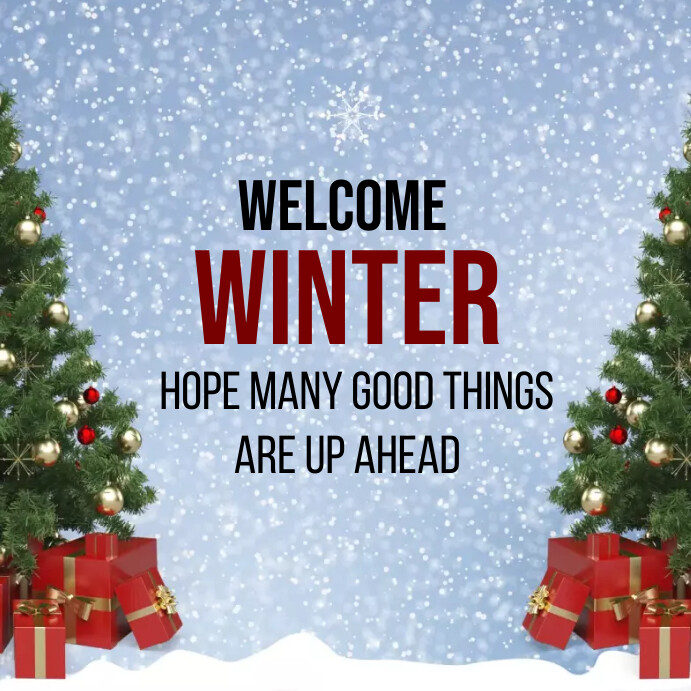 Welcome Winter Instagram Post Template | PosterMyWall