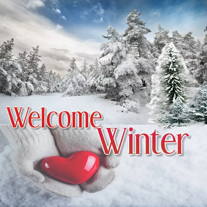welcome winter poster Template | PosterMyWall