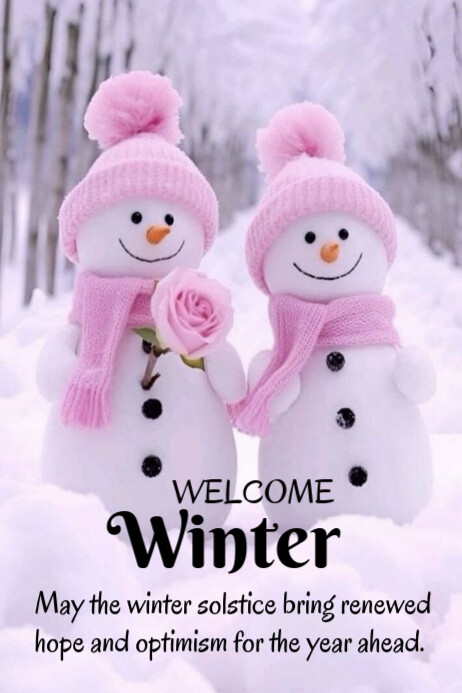 Welcome Winter Template 2025 | PosterMyWall