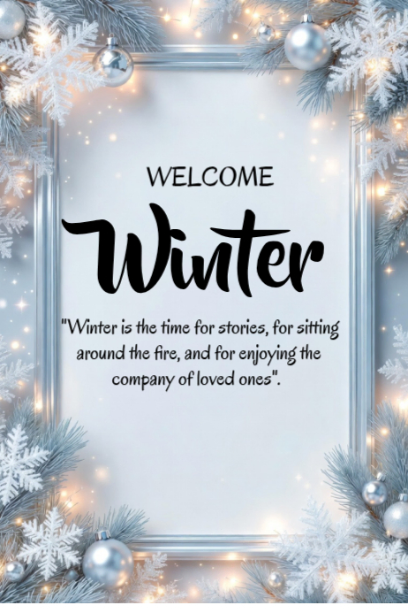 Plantilla de Welcome winter template 2026 | PosterMyWall