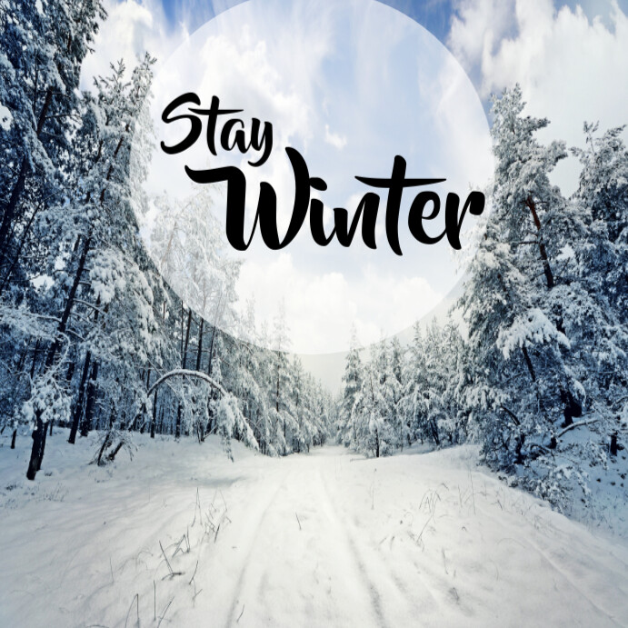 Welcome Winter Template Instagram Post | PosterMyWall