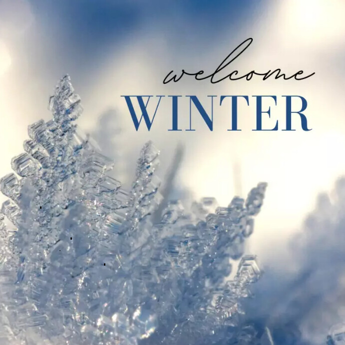 Welcome winter template online getting card | PosterMyWall