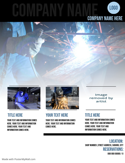 Copy of Welding Flyer Template | PosterMyWall