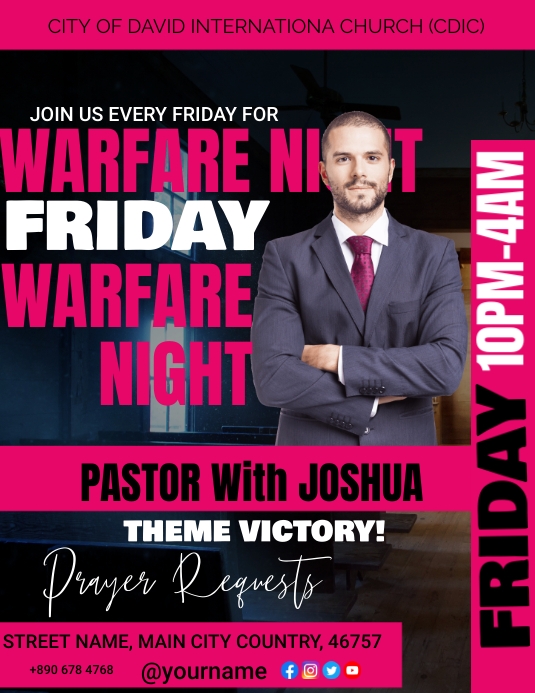 Welfare night Template | PosterMyWall