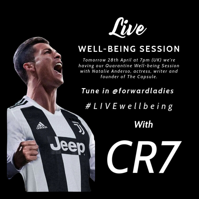 Well being Session with CR7 Template | PosterMyWall