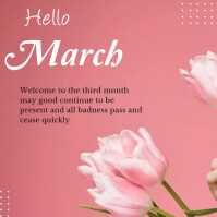 Wellcome March online greeting card Template | PosterMyWall