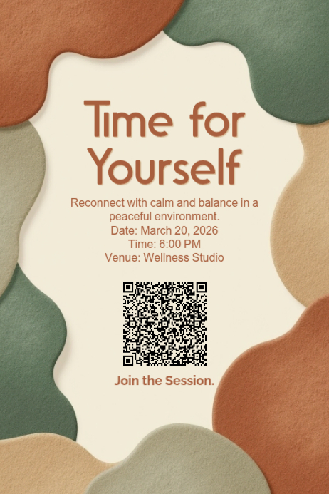 Wellness Editorial Poster Template | PosterMyWall