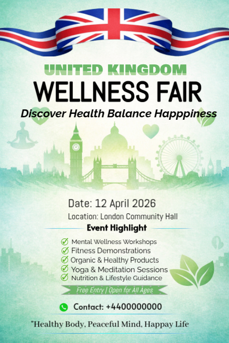 wellness fair poster Template | PosterMyWall