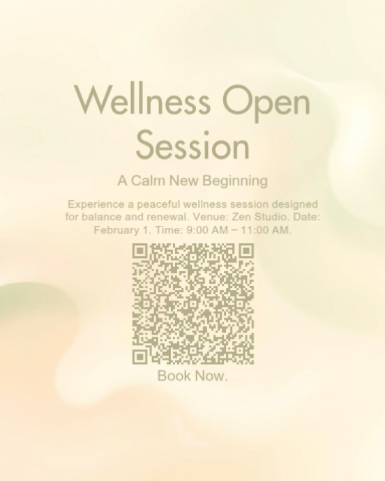 Copy of Wellness Instagram Portrait Design for Calm Instagram Post ...