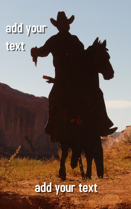 Western Adventure Book Cover Design template | PosterMyWall