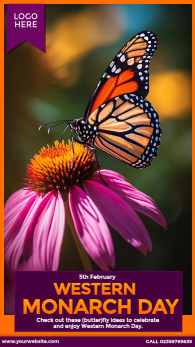 Copy of Western Monarch Day Design | PosterMyWall