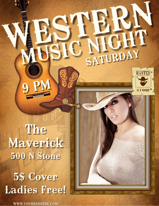 Copy of WESTERN MUSIC NIGHT | PosterMyWall