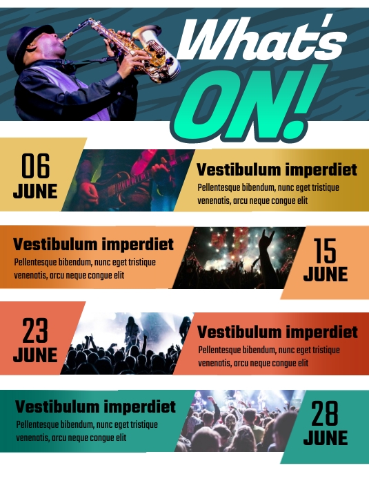 What's On Flyer Template | PosterMyWall