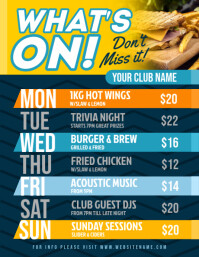 What's On Flyer Template | PosterMyWall