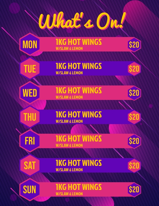 What's On Flyer Template | PosterMyWall