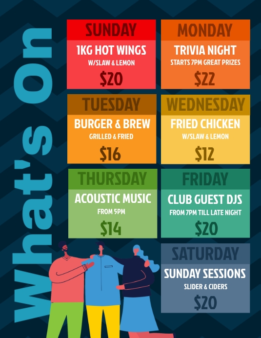 What's On Flyer Template | PosterMyWall