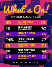 Weekly Checklist Template | PosterMyWall