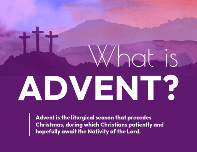 What is advent poster template design | PosterMyWall