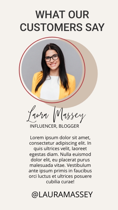 WHAT OUR CUSTOMERS SAY INSTAGRAM STORY Template | PosterMyWall