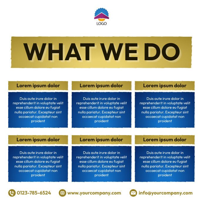 Copy of what we do flyer template business | PosterMyWall