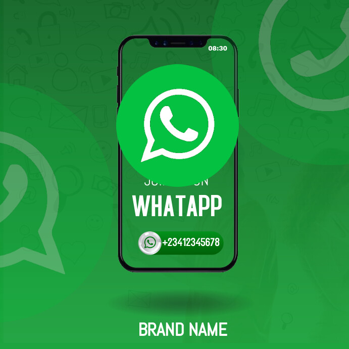 Whatapp Design Template | PosterMyWall