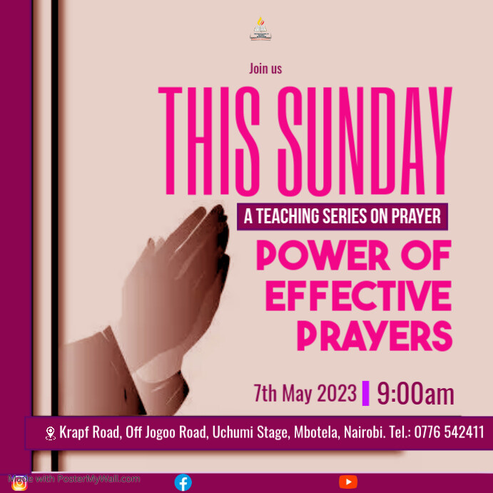 When the righteous pray Template | PosterMyWall