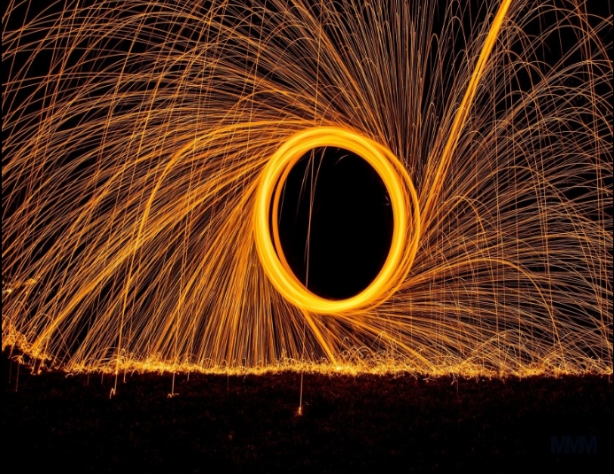 Copy of Whirl wire gold background design | PosterMyWall