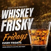 Whiskey TGIF Template | PosterMyWall