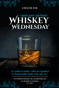WHISKEY DRINK NIGHT poster Template | PosterMyWall