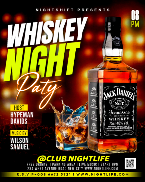 Whiskey Night club Party jack daniels drink bar nightclub music dj ...