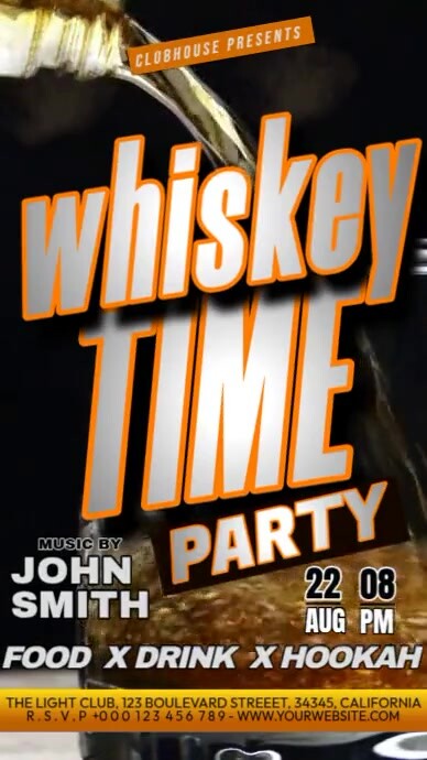 Whiskey Night Template | PosterMyWall