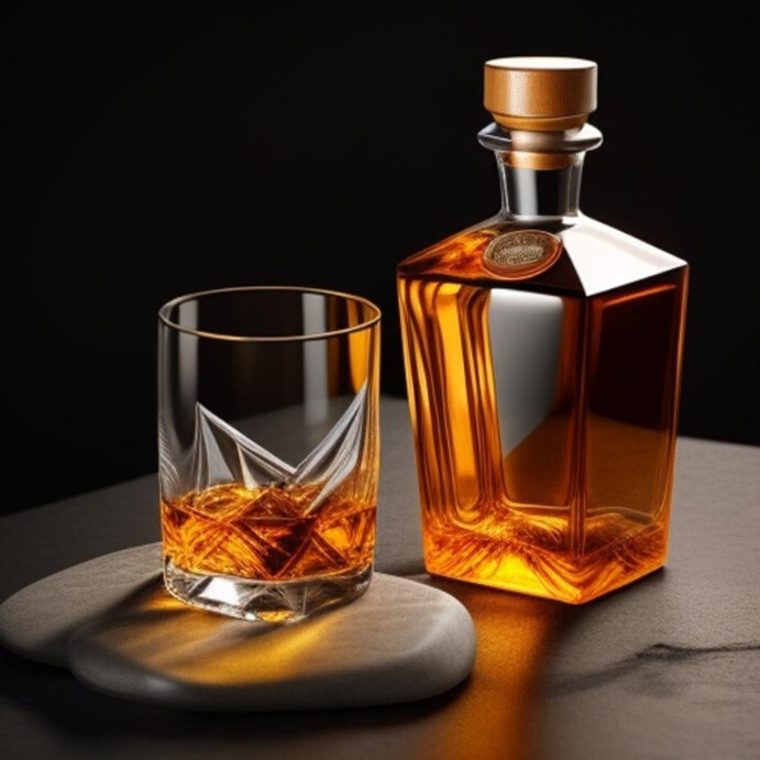 Whisky and wine cup Template. | PosterMyWall