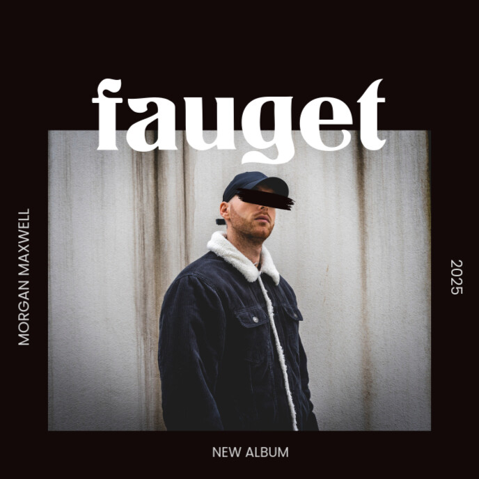 Copy of White & Black Fauget Album Cover | PosterMyWall