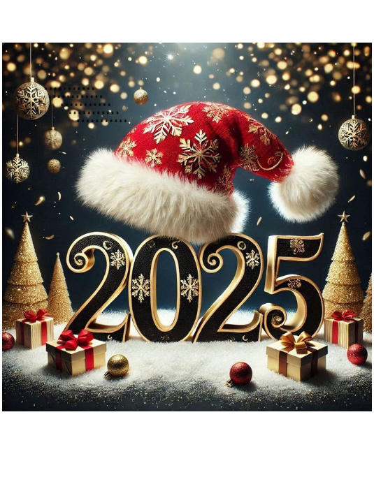 White 2025 Festive Design Background Cap Design Flyer (us Letter ...