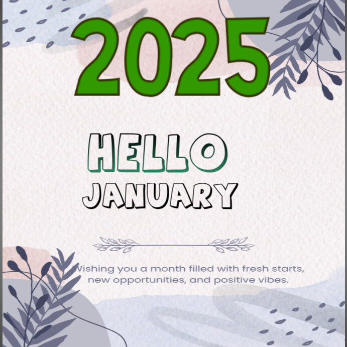 White 2025 Instagram Post Template | PosterMyWall