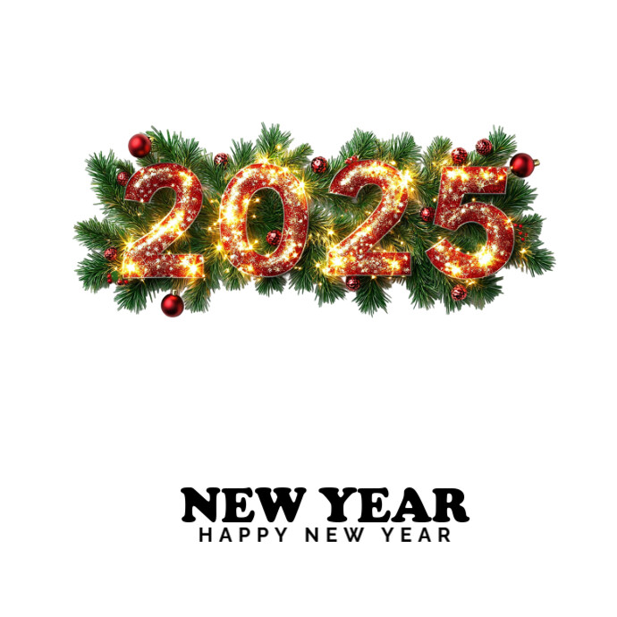 White 2025 Logo Template | PosterMyWall