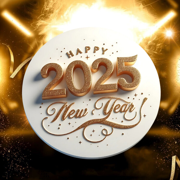 White 3d 2025 Instagram Post Template | PosterMyWall