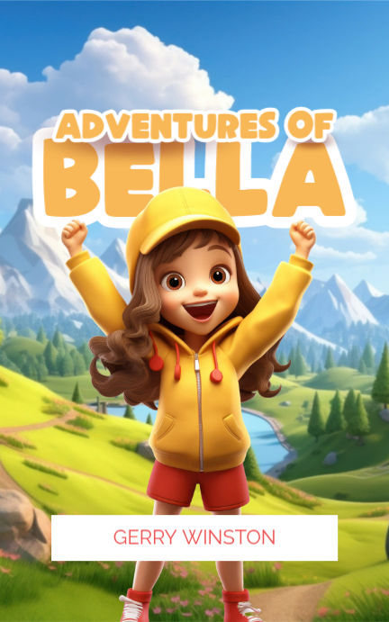 White 3d Adventures Of Bella Kindle/book Covers Template | PosterMyWall