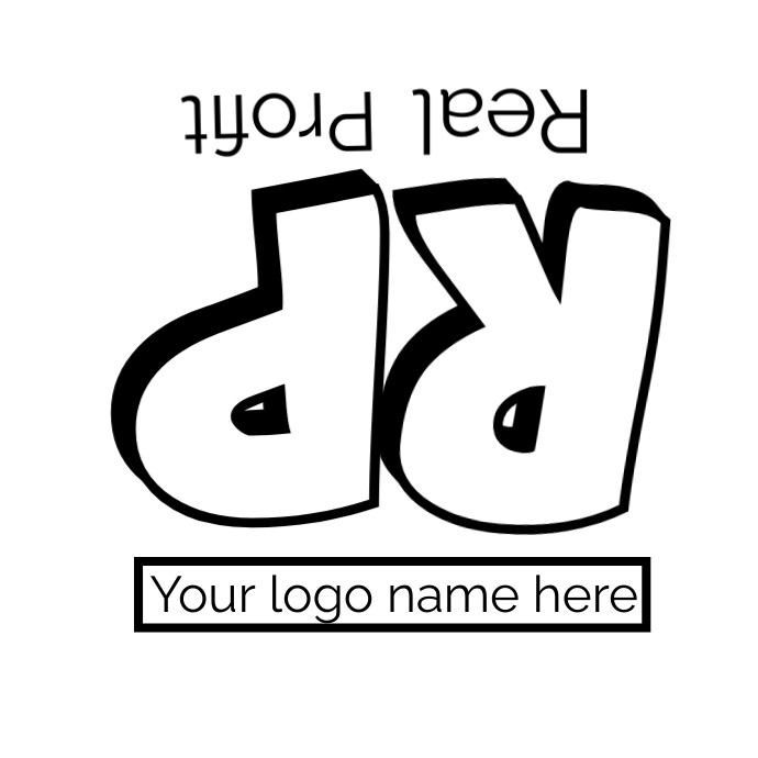 White 3d Logos Logo Template | PosterMyWall