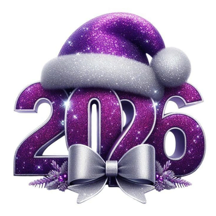 White 3d New Year 2026 Design Instagram Post Template | PosterMyWall