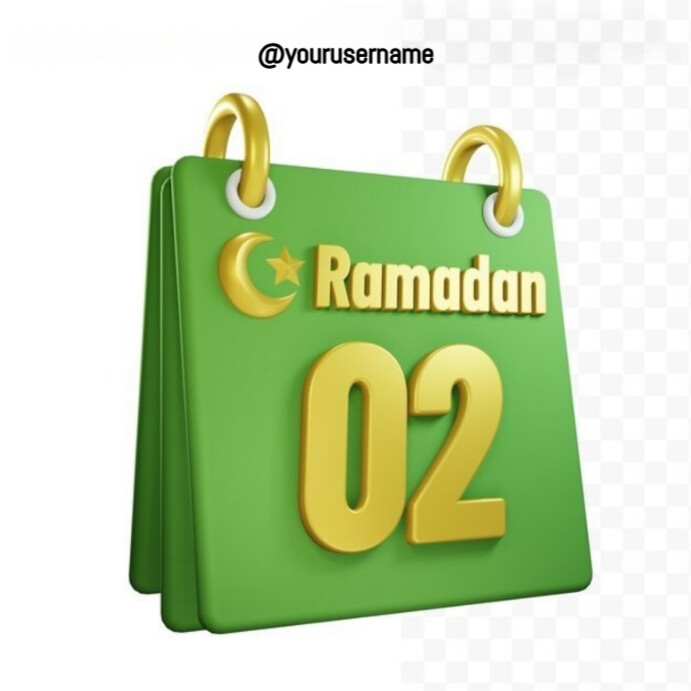 Copy of White 3d Ramadan Countdown Calendar Design Instagram Post | PosterMyWall