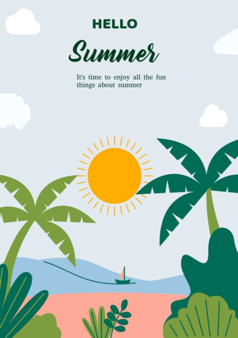 White A4 Template | PosterMyWall