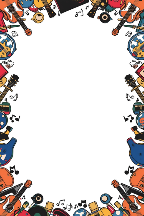 White Abstract Background For Online Music Designs Poster Template ...