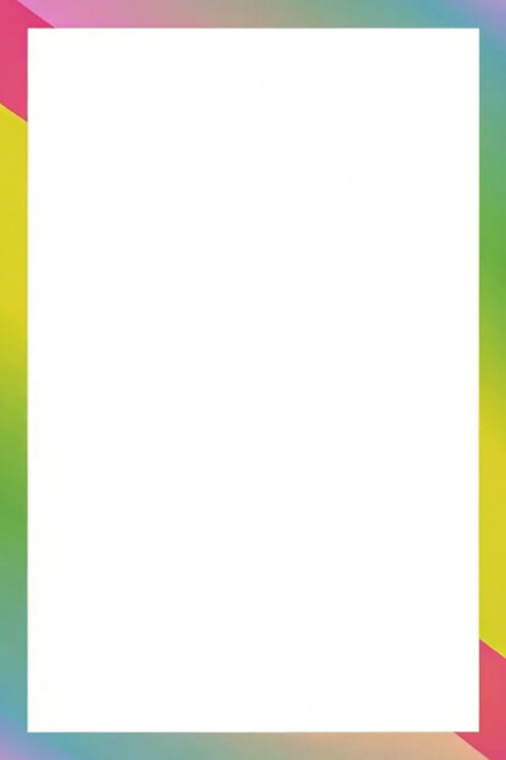 White Abstract Colorful Poster Frame Background Poster Template ...