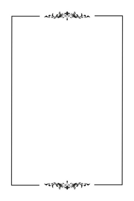 White Abstract Decorative Border Frame Poster Template | PosterMyWall