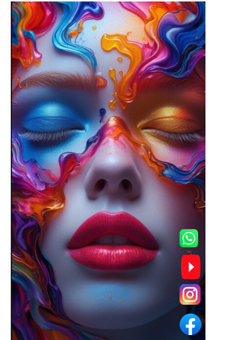 Plantilla de White Abstract Portrait Poster | PosterMyWall