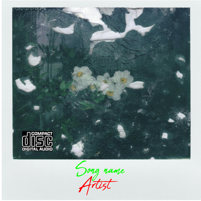 White Abstract Primary Topic Album Cover Templat | PosterMyWall