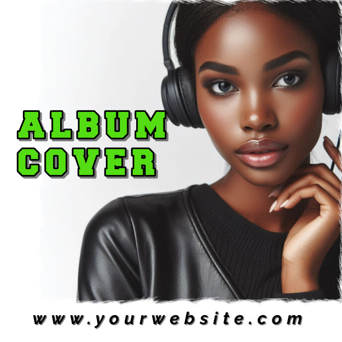 Plantilla de White Album Cover Album Cover | PosterMyWall